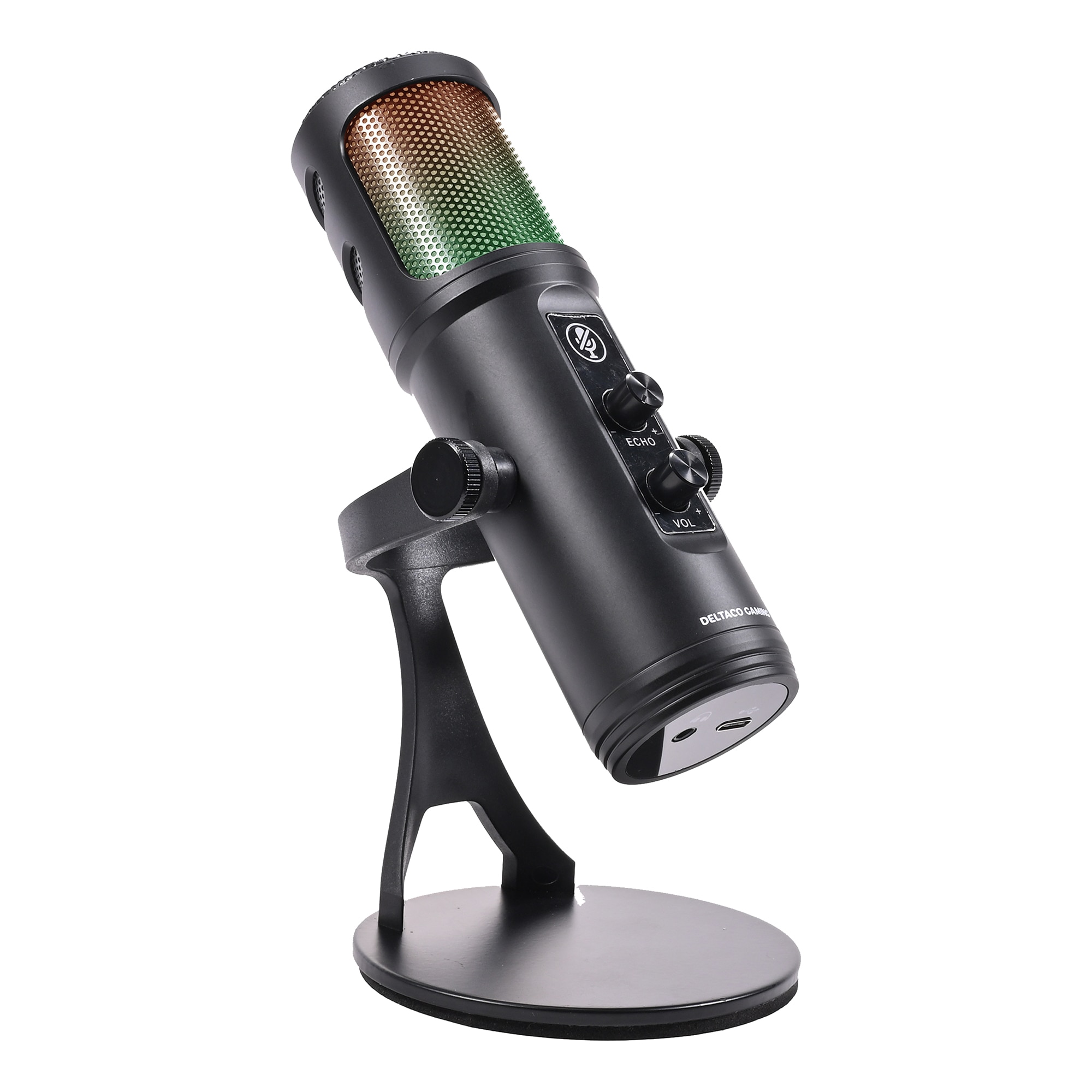 Microfon gaming / streaming cu RGB Deltaco Gaming, Negru - eMAG.ro