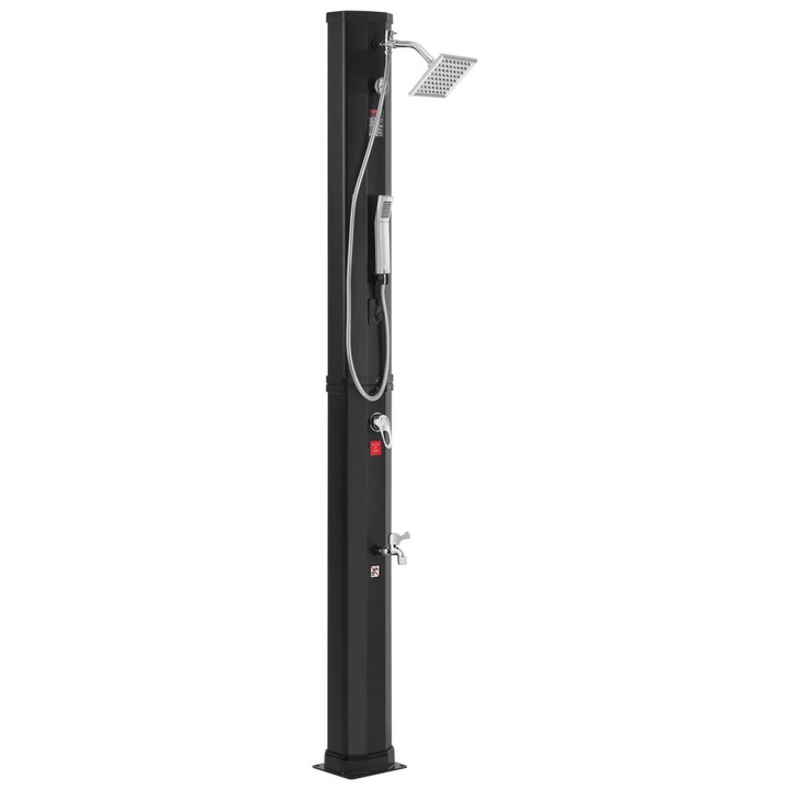 Dus Solar pentru Exterior, 2 Capete de Dus si Robinet pentru Picioare ...