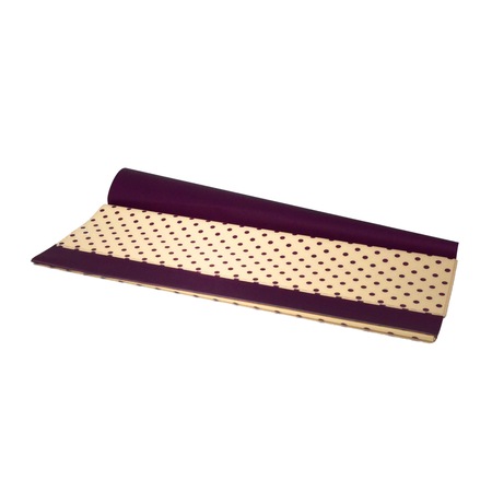 Folie doua fete cu buline, Crem cu bulina grena - eMAG.ro