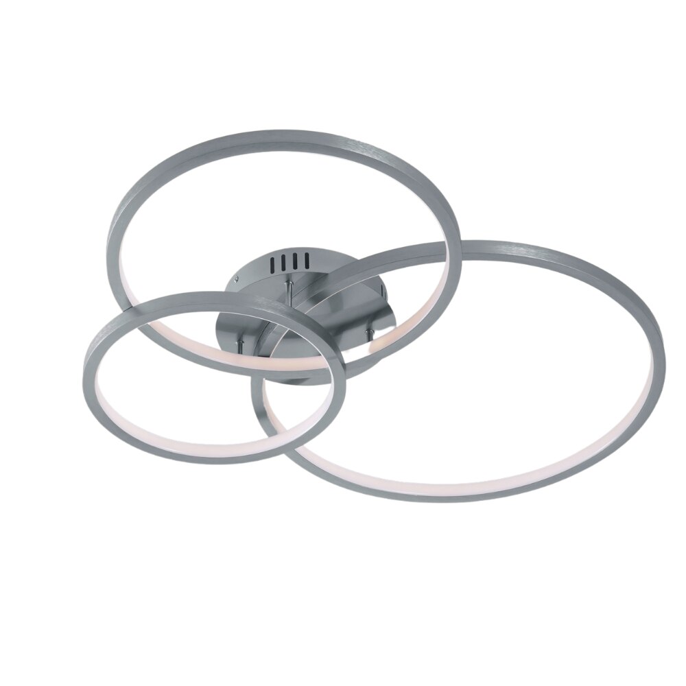 Plafoniera LED SMART, AARON, Metalica, Culoare Nichel Mat, inclus 1x ...