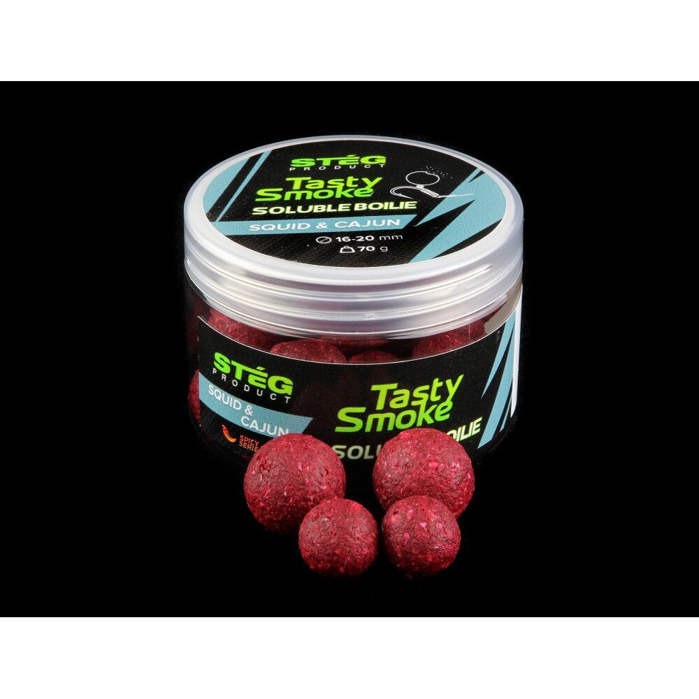 Boilies FishOn Smoke Soluble Squid Cajun 10mm, 12mm, 70g - eMAG.bg