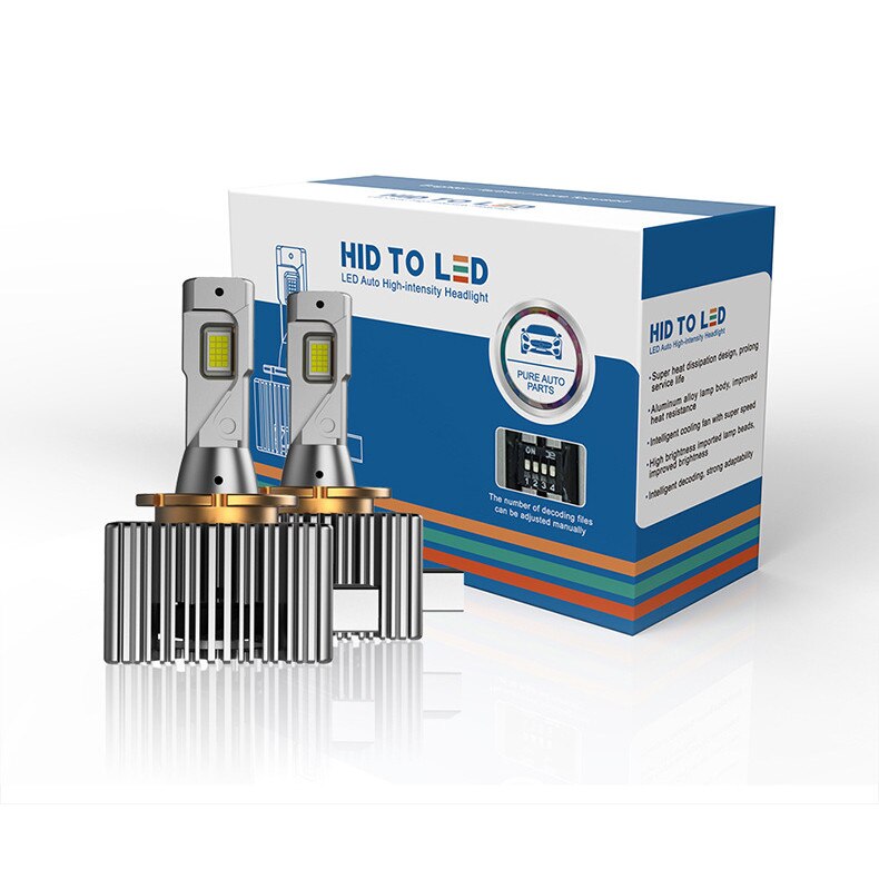 Set doua becuri D3S /R LED, 35W, 3800 Lumeni, IP67 - eMAG.ro