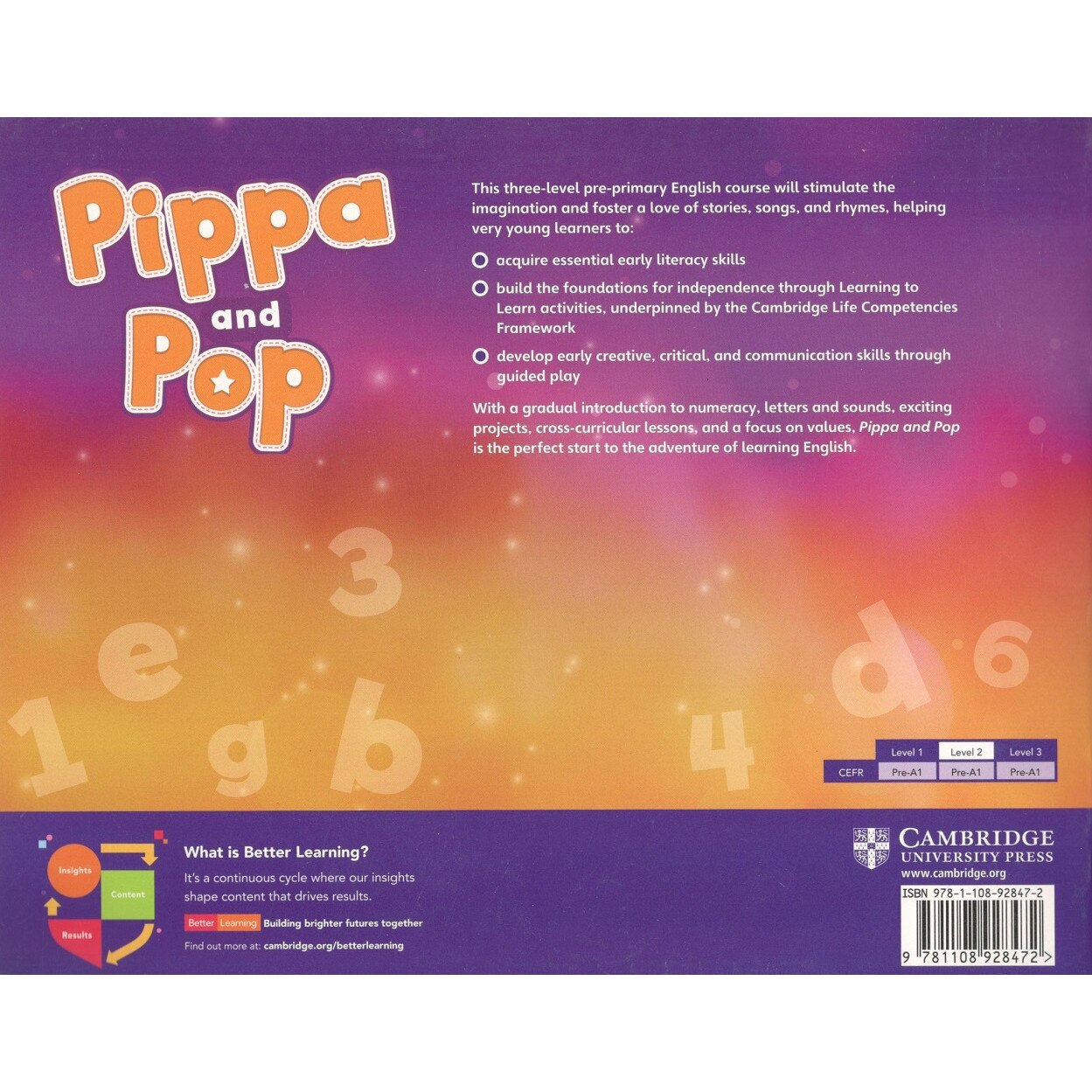 Pippa and Pop Level 2 Letters and Numbers Workbook - Cambridge - eMAG.ro