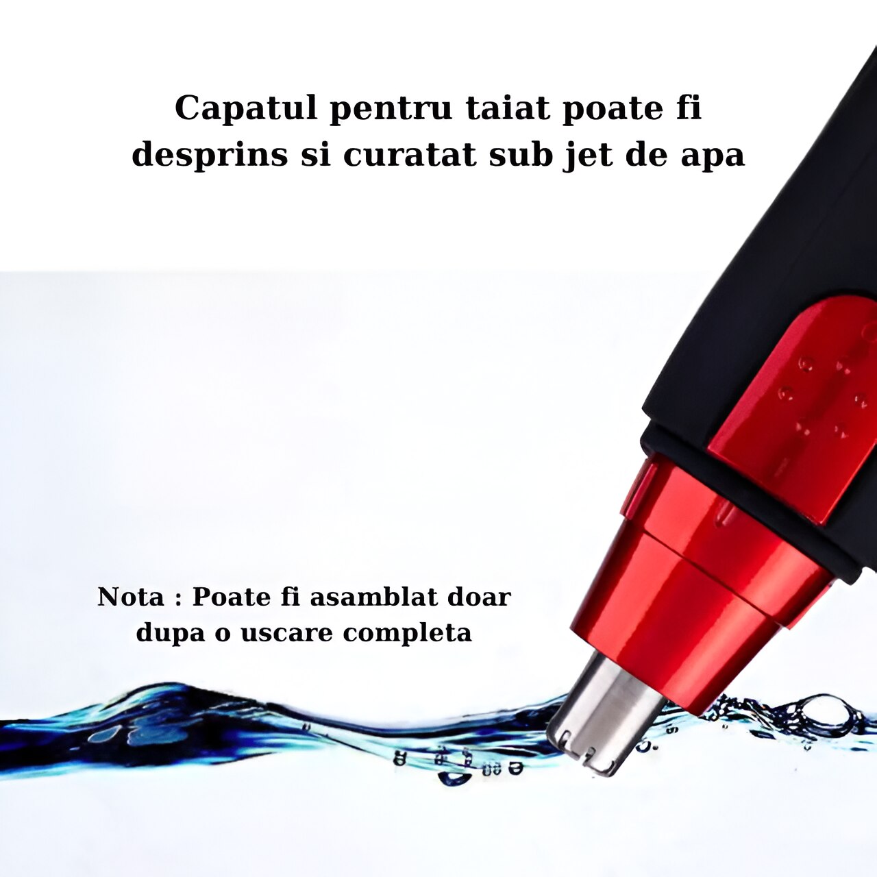 Aparat pentru tuns parul din nas si urechi sau din zona sprancenelor ...