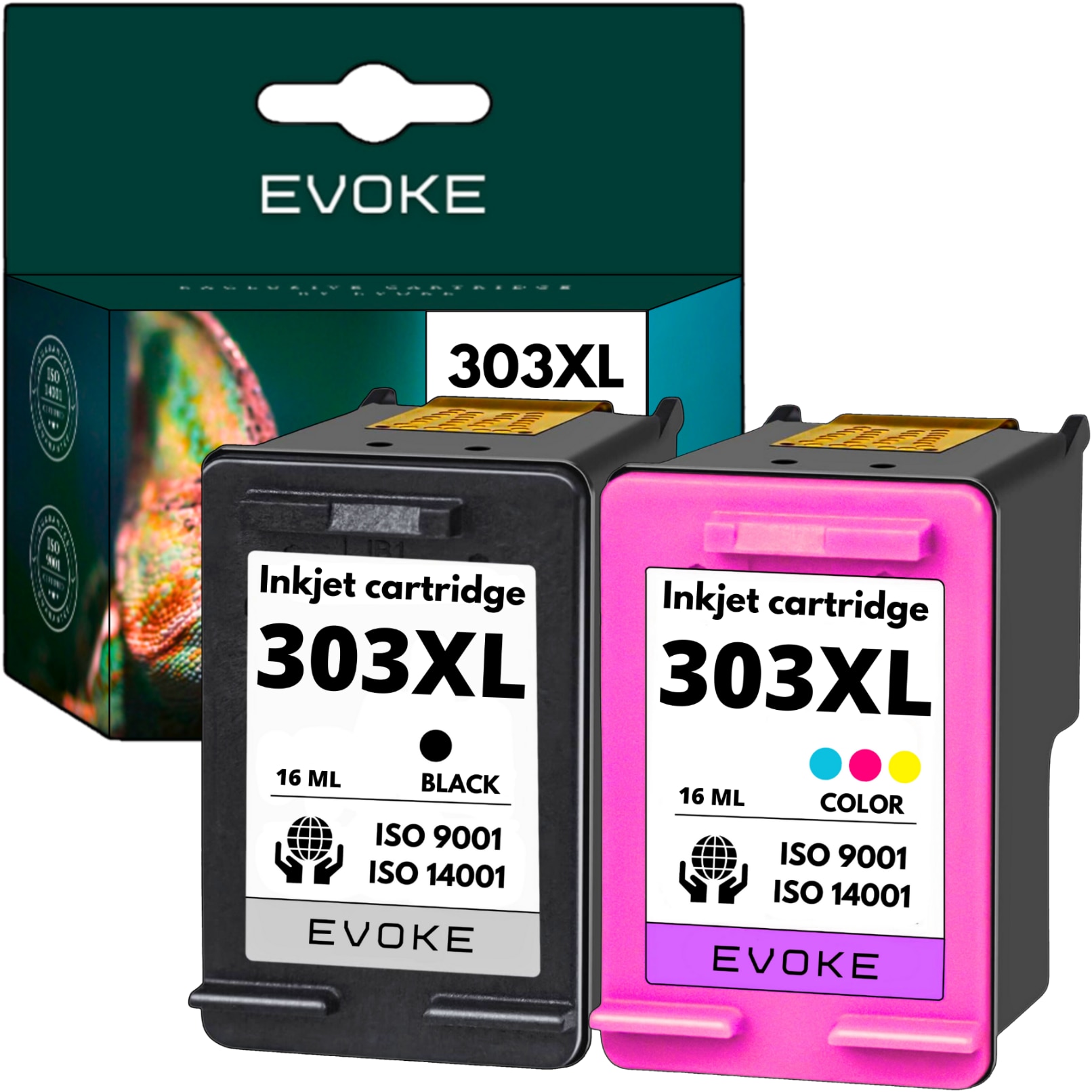 Cartus imprimanta HP 303 negru + culoare XL, SET DE CERNEALA, 800 + 664 ...