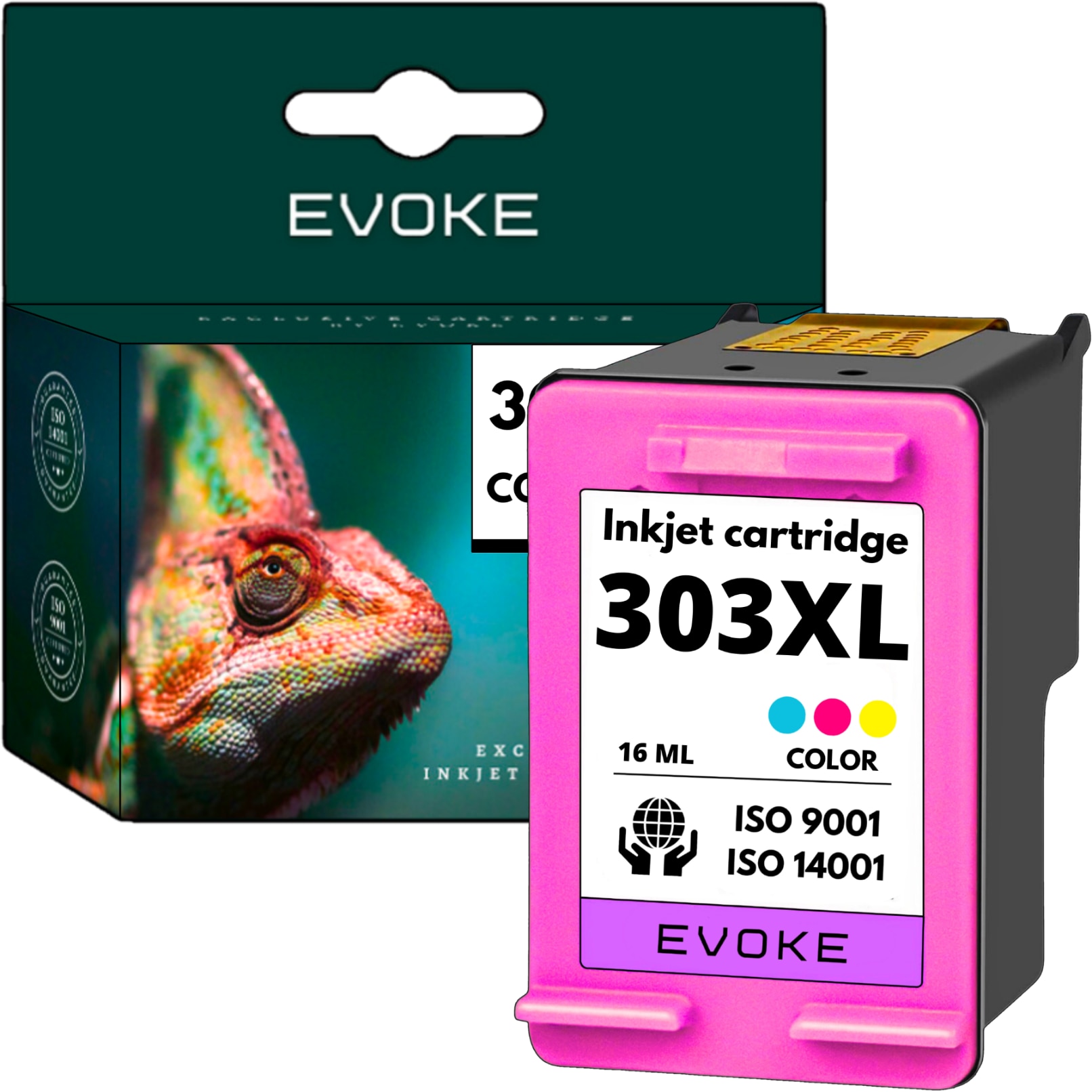 HP 303 XL színes nyomtatópatron, 16 ml, 664 oldal, ISO tanúsítvány ...