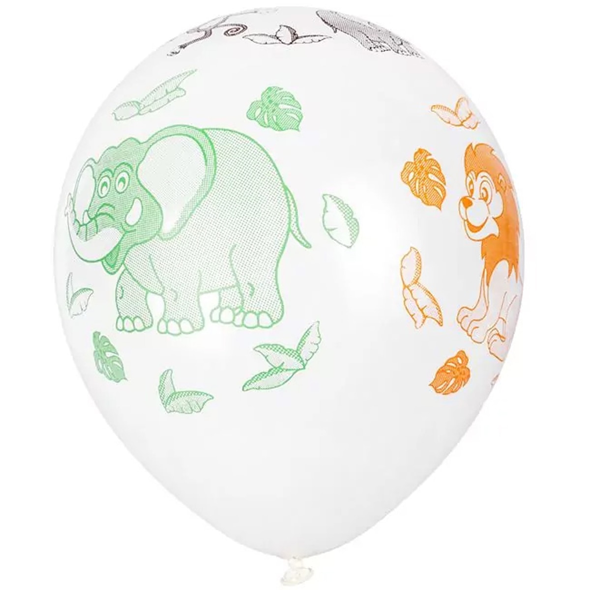 Set 6 baloane imprimate cu animalute, 30 cm - eMAG.ro