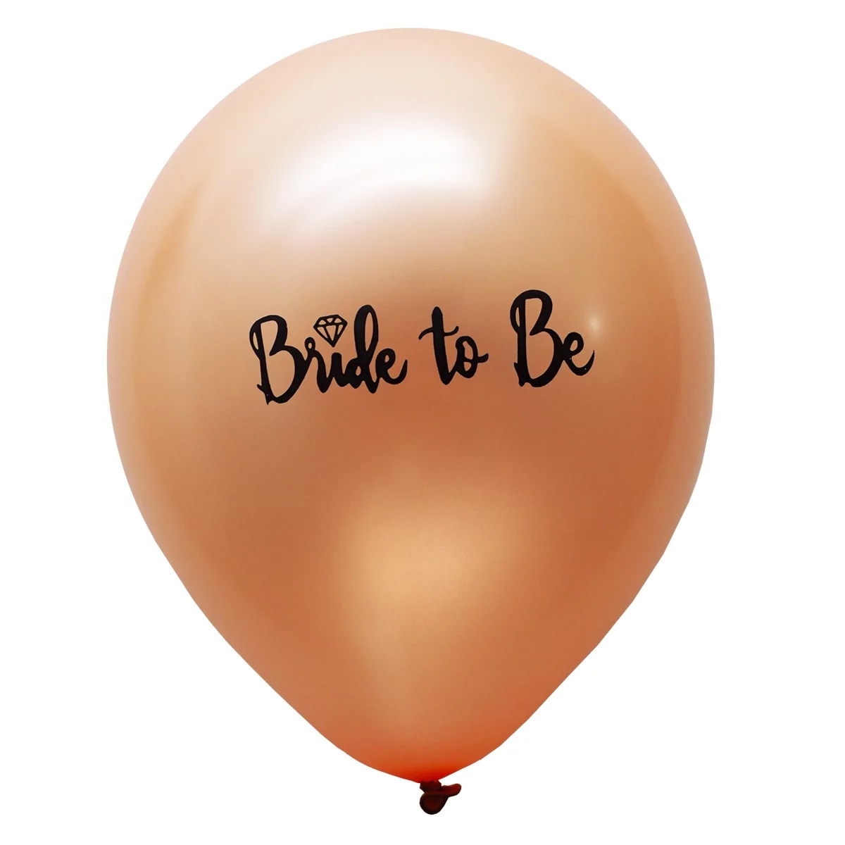 Set 6 baloane latex Bride to Be, Rose Gold, 30 cm - eMAG.ro