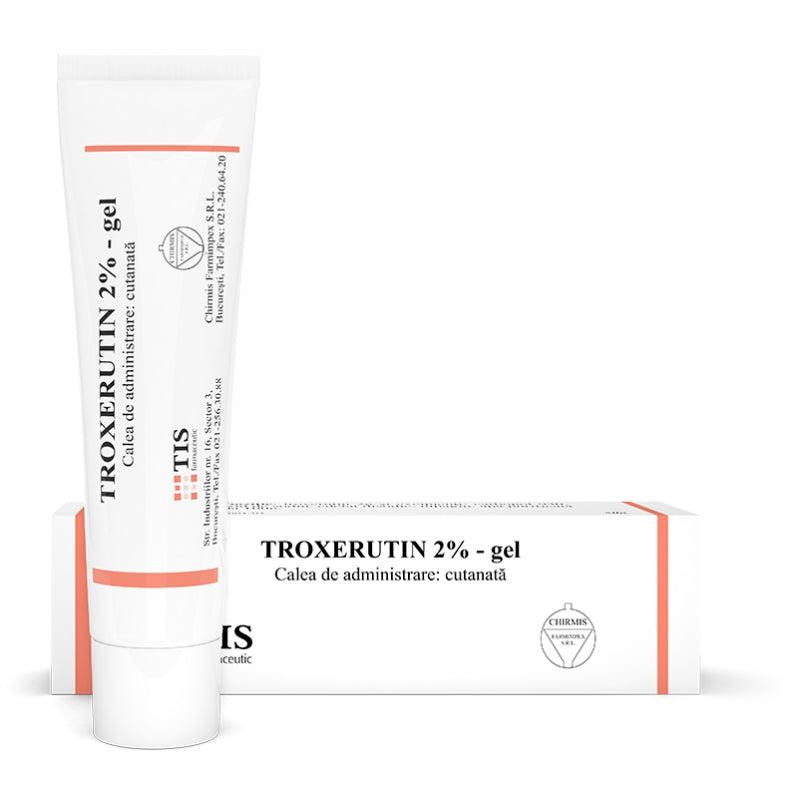 Gel Troxerutin 2%, Anti-varice, Antihemoroidal, 50 g, Tis Farmaceutic ...