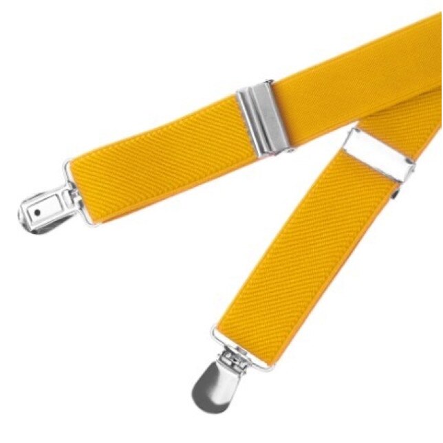 Bretele dama, inchizatori metalice, 1, 5cm, Galben - eMAG.ro