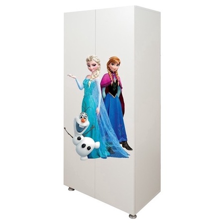 Sifonier copii 2 usi Frozen, 180x80 cm, PAL melaminat - eMAG.ro