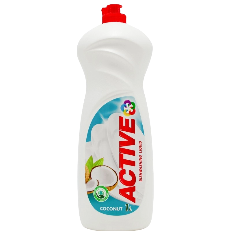 Detergent lichid pentru rufe albe si colorate Active, 6 litri, 120 ...