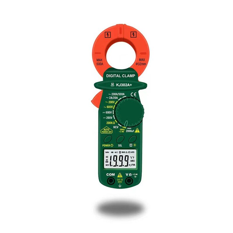 Cleste ampermetric digital compact, DC, 600V, 500A, plastic, verde ...