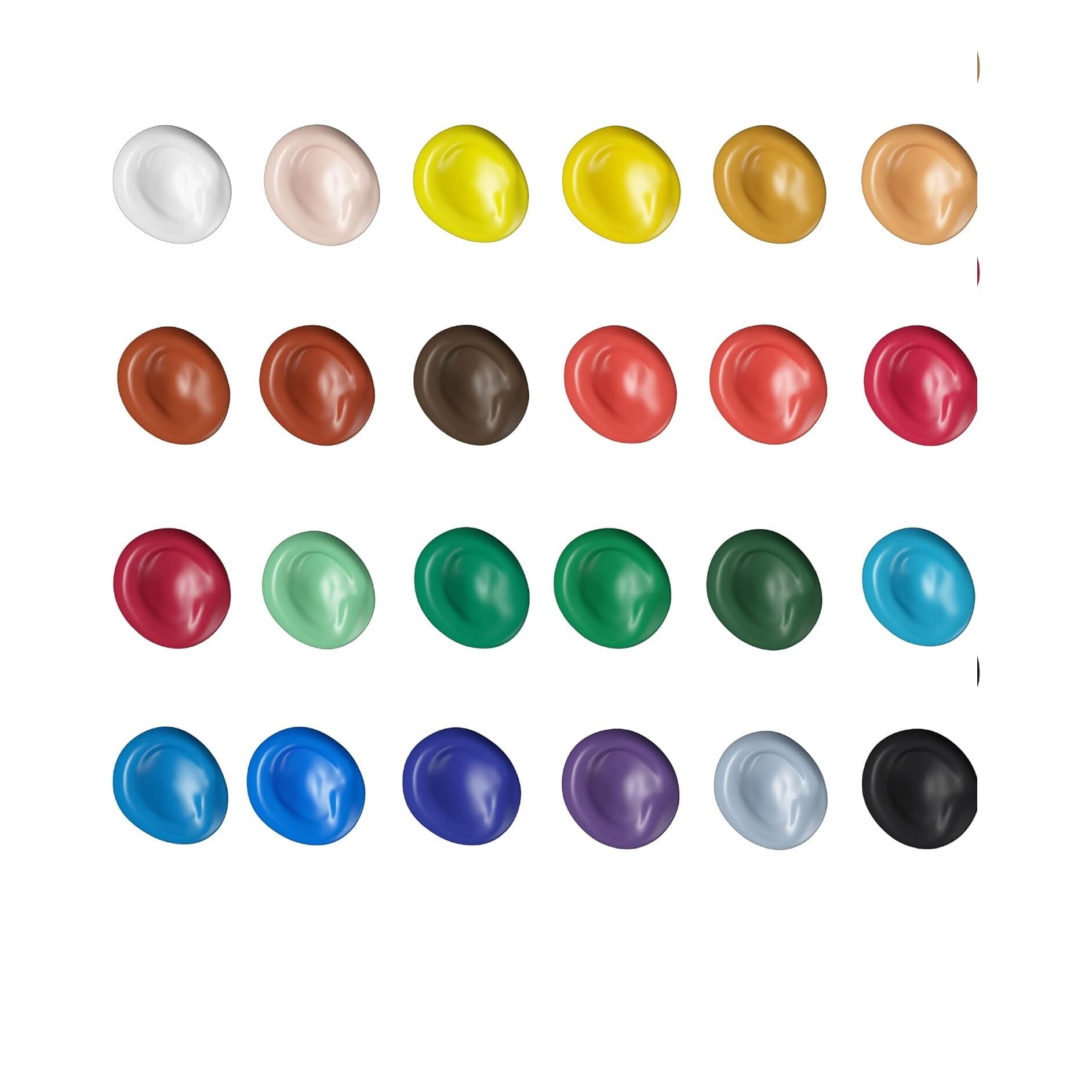 Set de vopsea in ulei Zenacolor, tuburi de 24 de vopsele de cate 12 ml ...