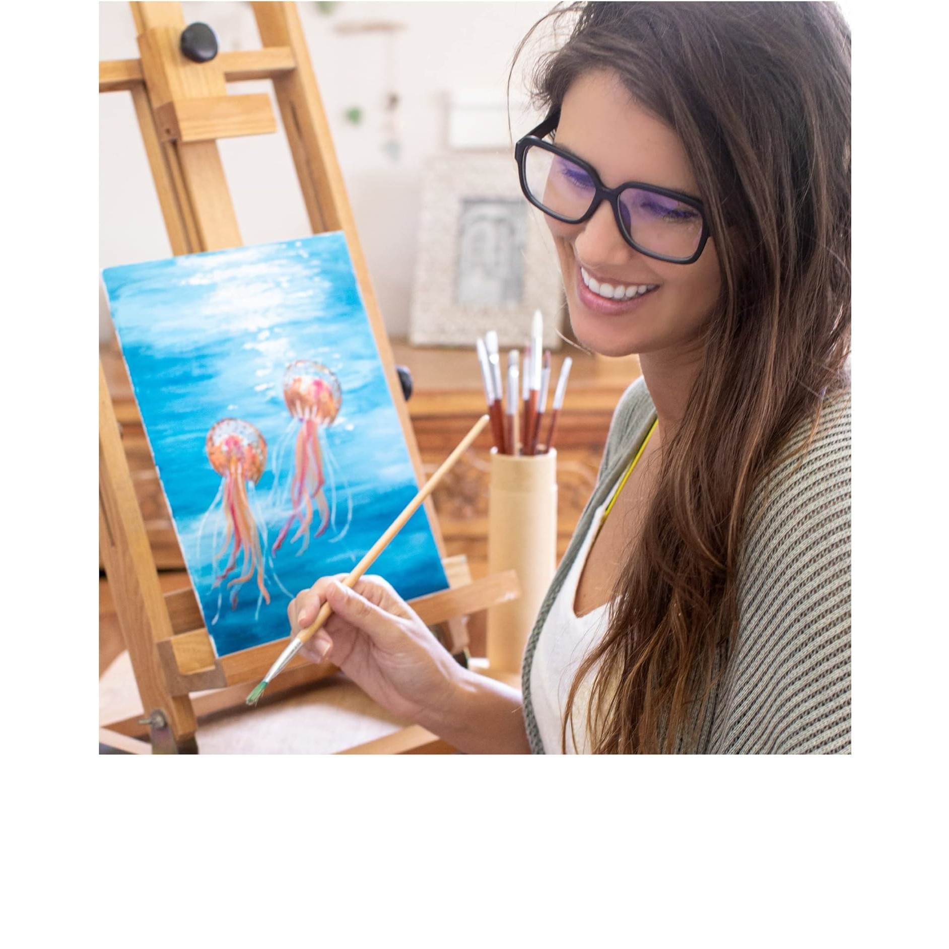 Set de vopsea in ulei Zenacolor, tuburi de 24 de vopsele de cate 12 ml ...