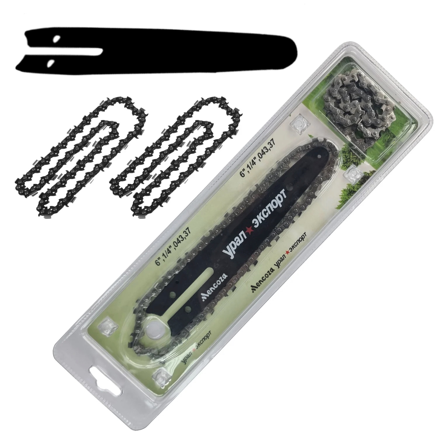 Set lama cu 2 lanturi pentru mini fierastrau cu acumulator, 6 inch, pas ...