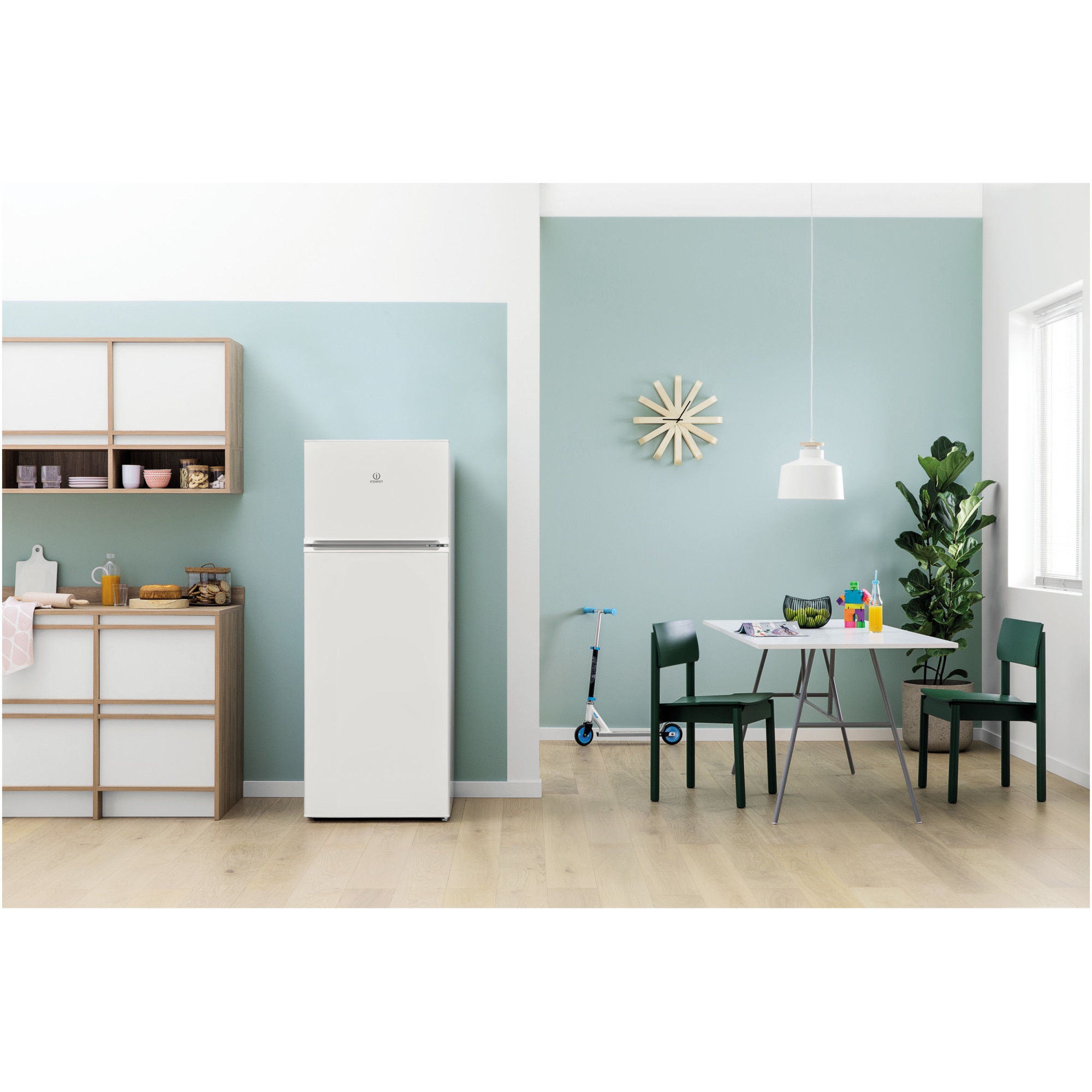 Frigider cu doua usi Indesit I55TM 4120 W 2, 212 l, Low Frost, Silent ...