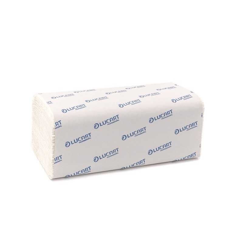 Prosoape pliate Lucart alb 2 strat, 150 foi/pachet, 20 pachete/bax ...