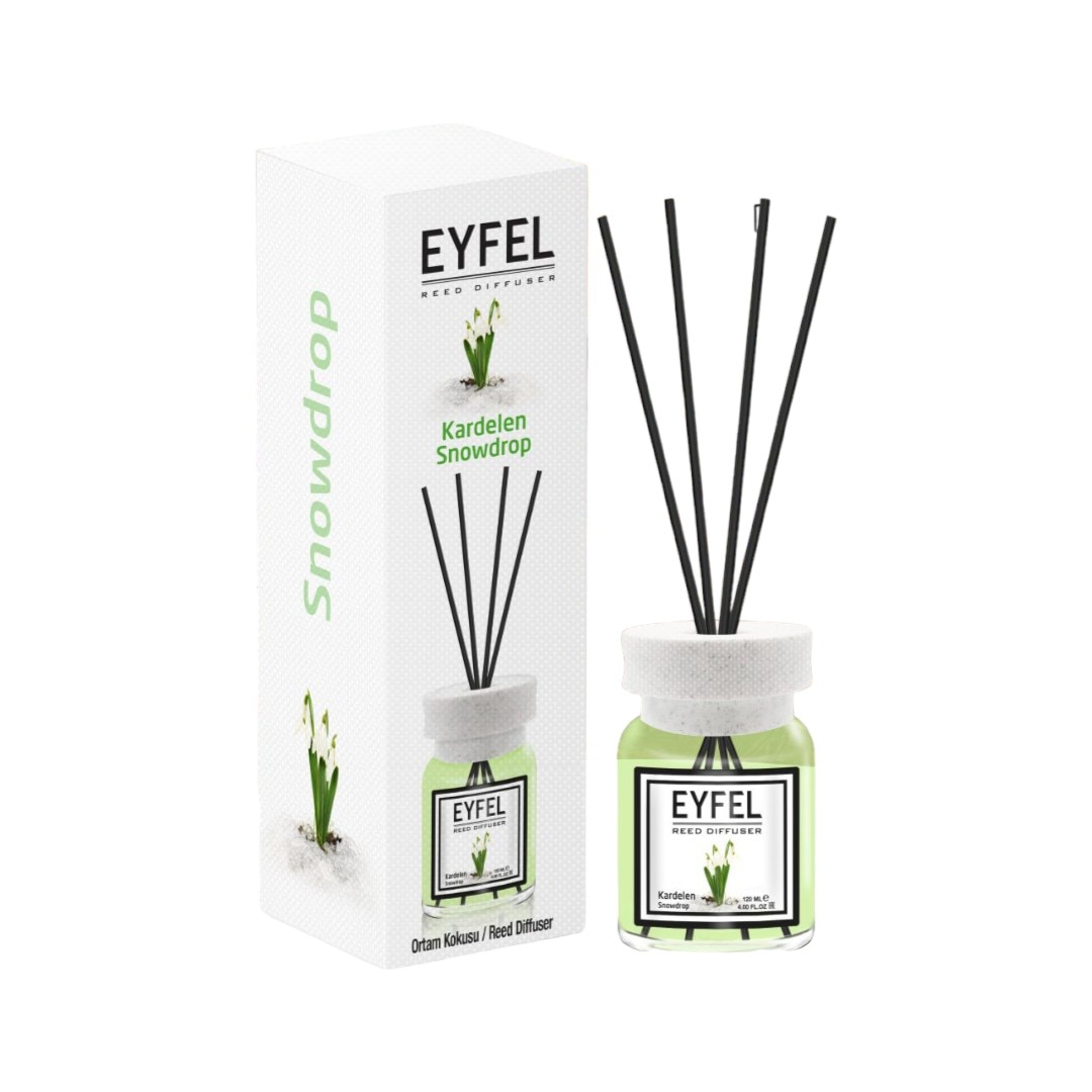 Odorizant de camera cu betisoare, Eyfel, Aroma Ghiocel, 120 ml - eMAG.ro