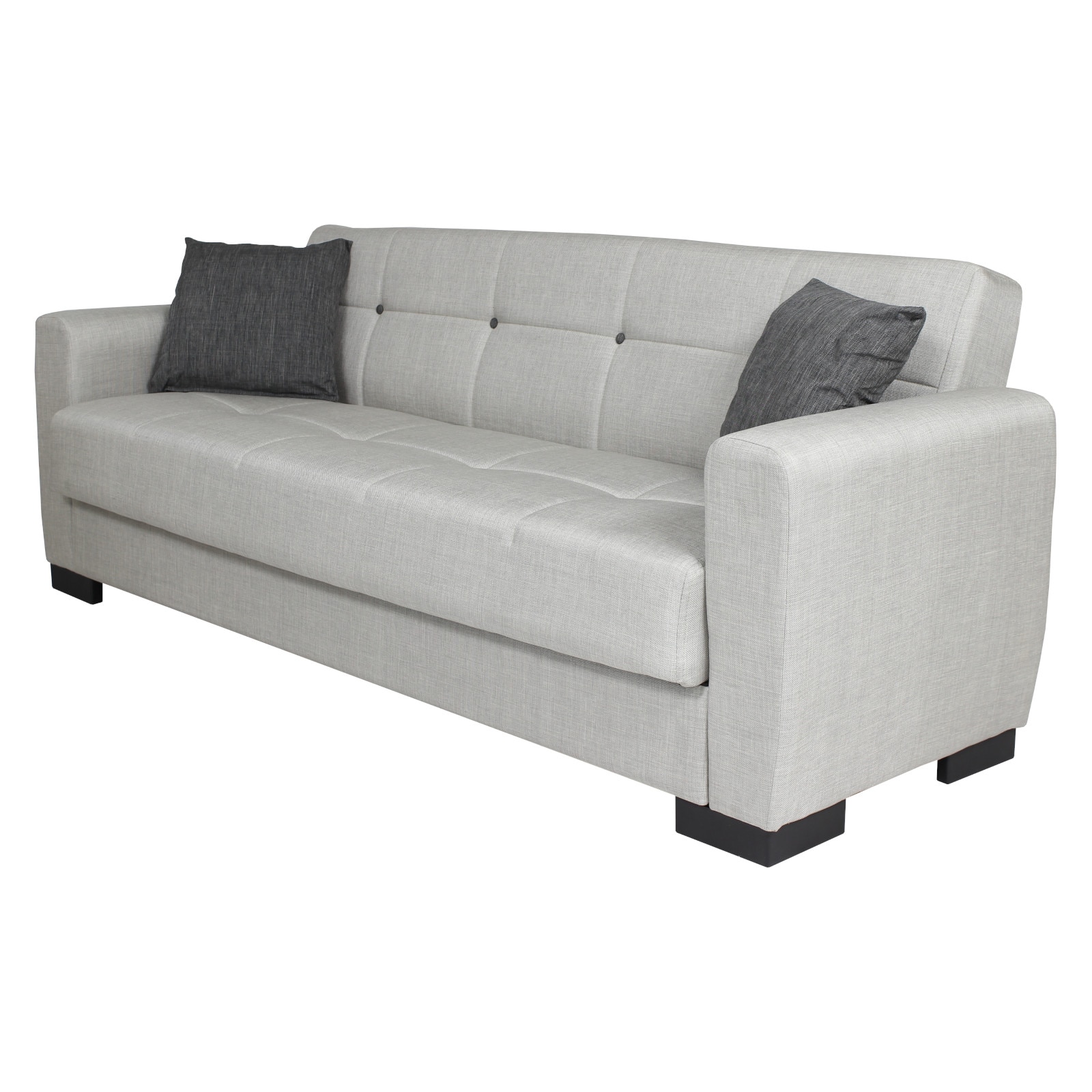Canapea extensibila Bianca gri 51002, pentru living si hol, cu 3 locuri ...