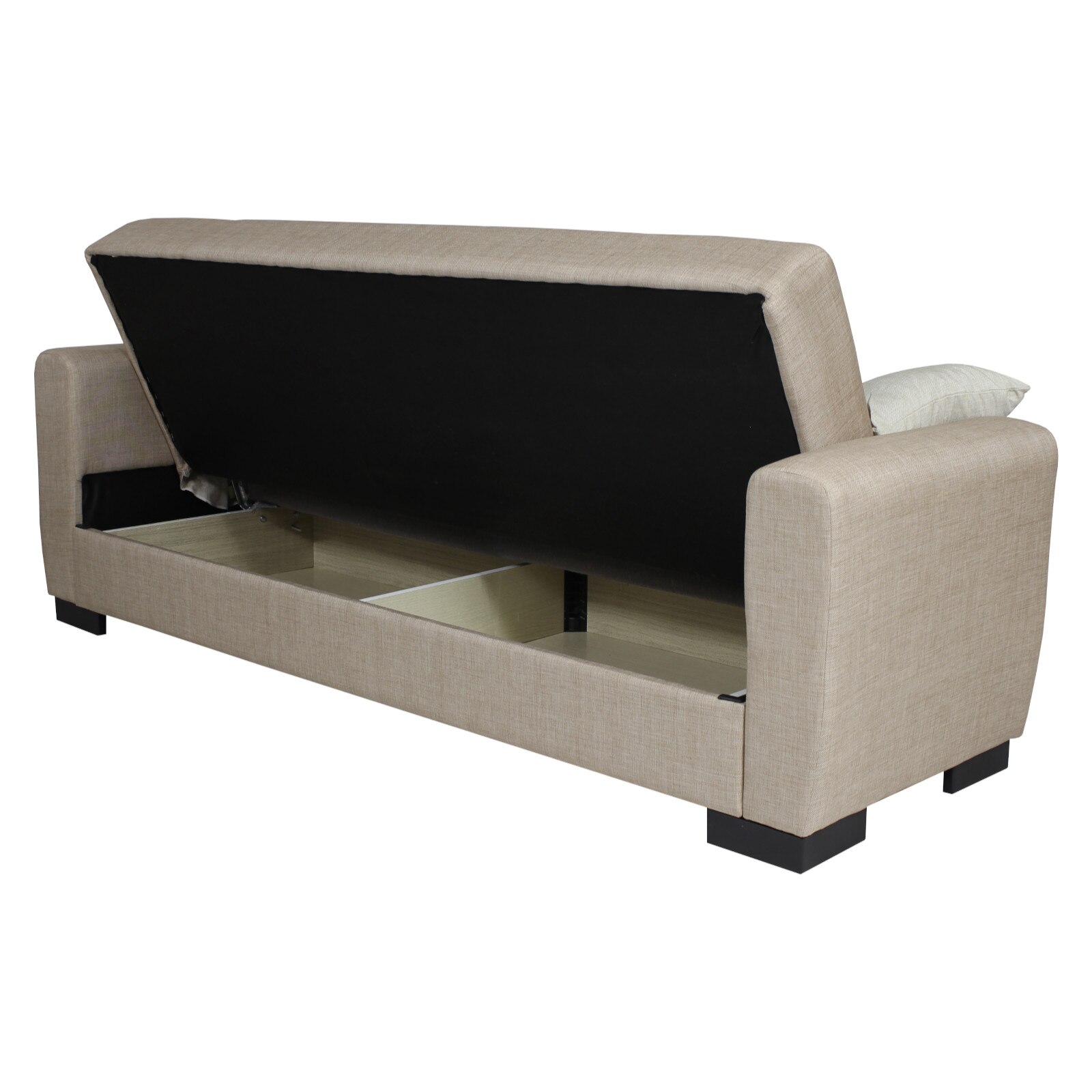 Canapea extensibila Bianca crem 06002, pentru living si hol, cu 3 ...