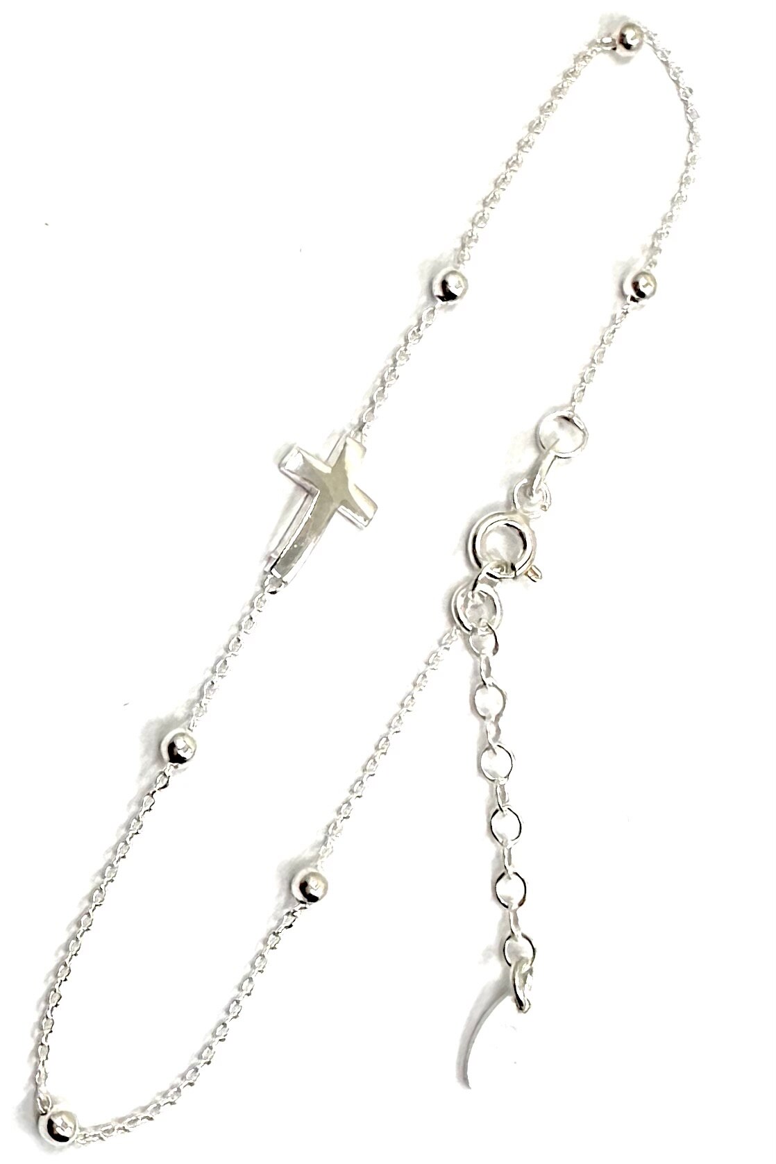 Bratara din argint 925 cu cruce, Dinuzete - eMAG.ro