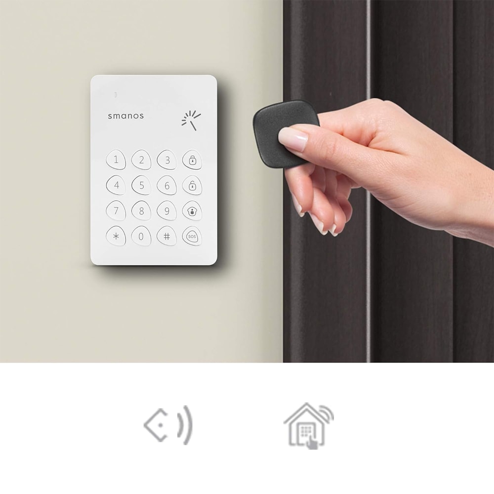 Безжична RFID клавиатура за алармена система Smanos RFID WK7000 ...