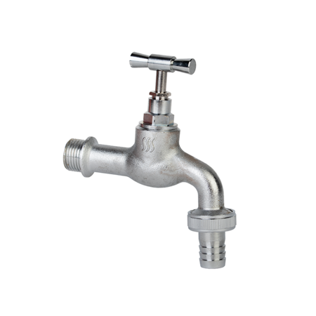 Канелка Hydrostab Hydro Месинг, С щуцер, 3/4", Хром - eMAG.bg