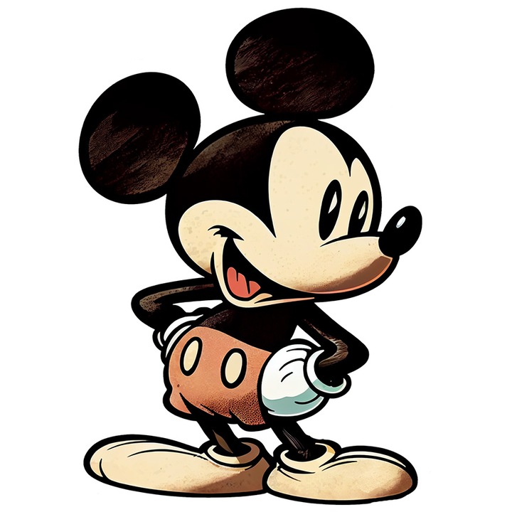 Sticker Cu Mickey Mouse, Desene Animate, Desenele Copilariei, Disney ...
