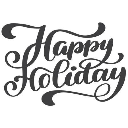 Sticker Cu Mesaj Happy Holiday, Vacanta Placuta, Aventura, Relaxare ...