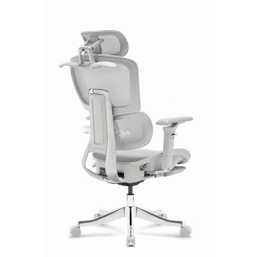 Ергономичен офис стол Ergo Elite, сив - eMAG.bg