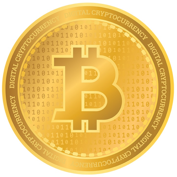 Sticker Cu Simbol Bitcoin, Banut De aur, Monede Virtuale, Iubitorii De ...