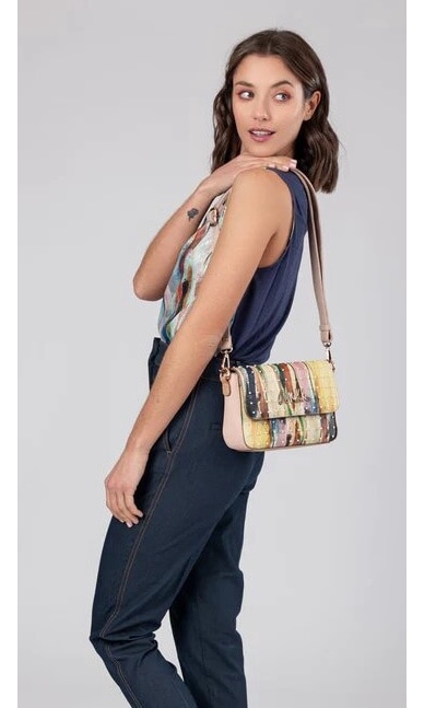 Geanta de umar cu perle, Anekke, Hollywood, Multicolor - eMAG.ro