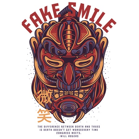 Стикер Afri Sticker Style Mask Portrait Sticker With Corner, Text In ...