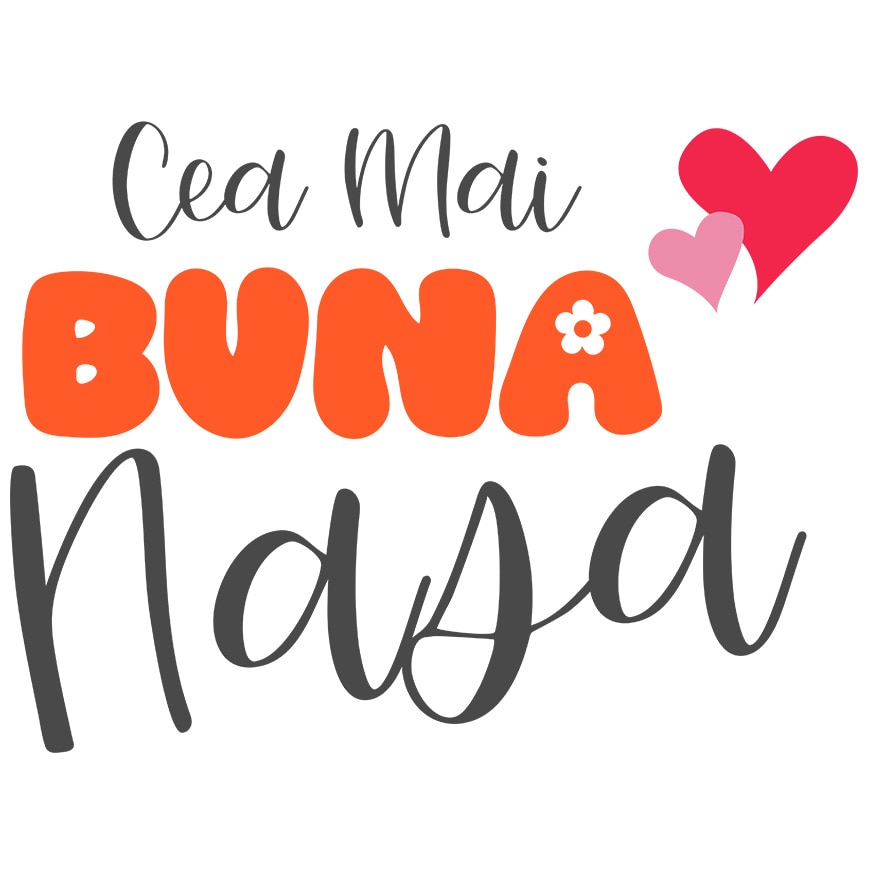 Sticker Cu Text Cea Mai Buna Nasa, Rude Apropiate, Iubitorii De Familie ...