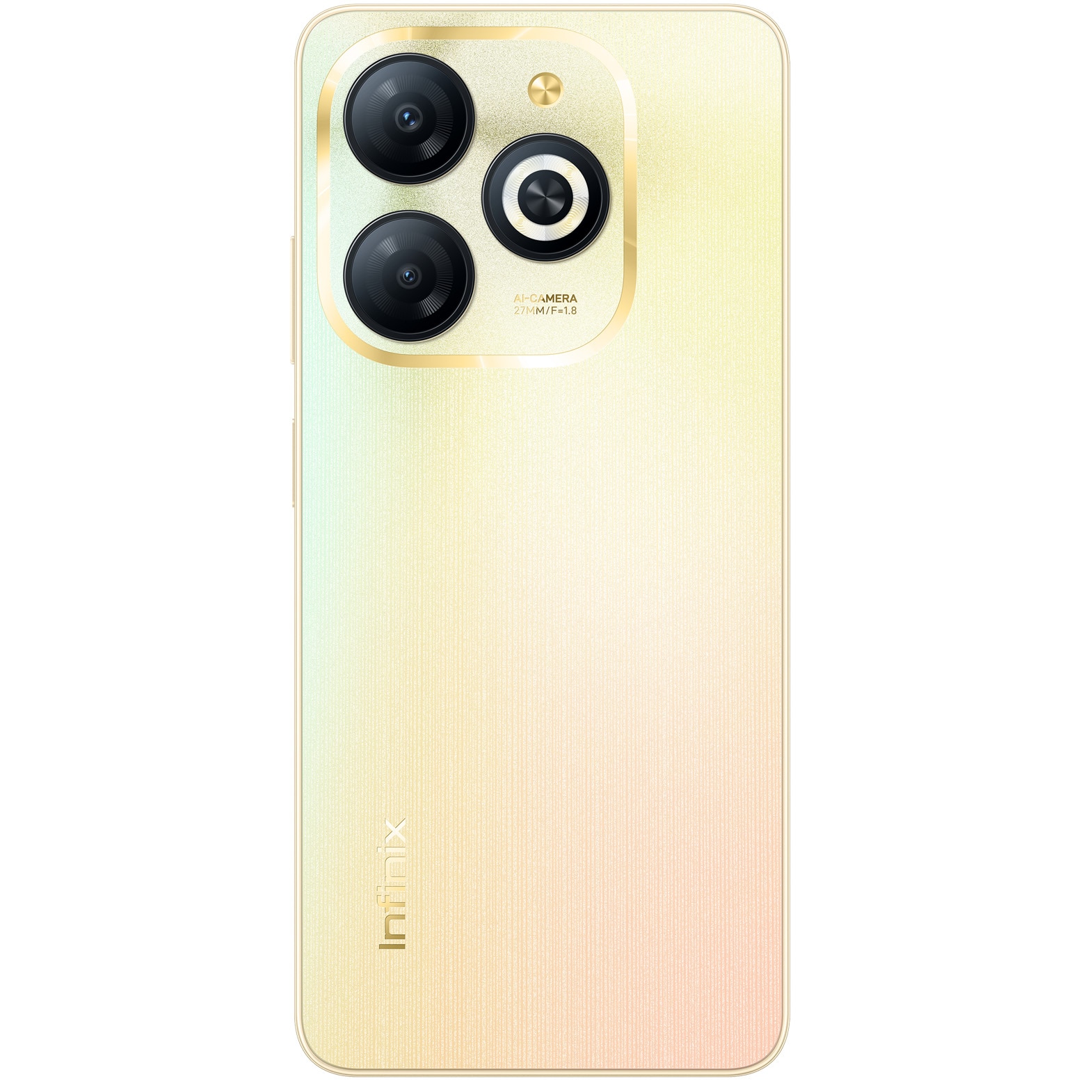 Смартфон Infinix SMART 8, 3GB RAM, 64GB, 4G, Shiny Gold - eMAG.bg