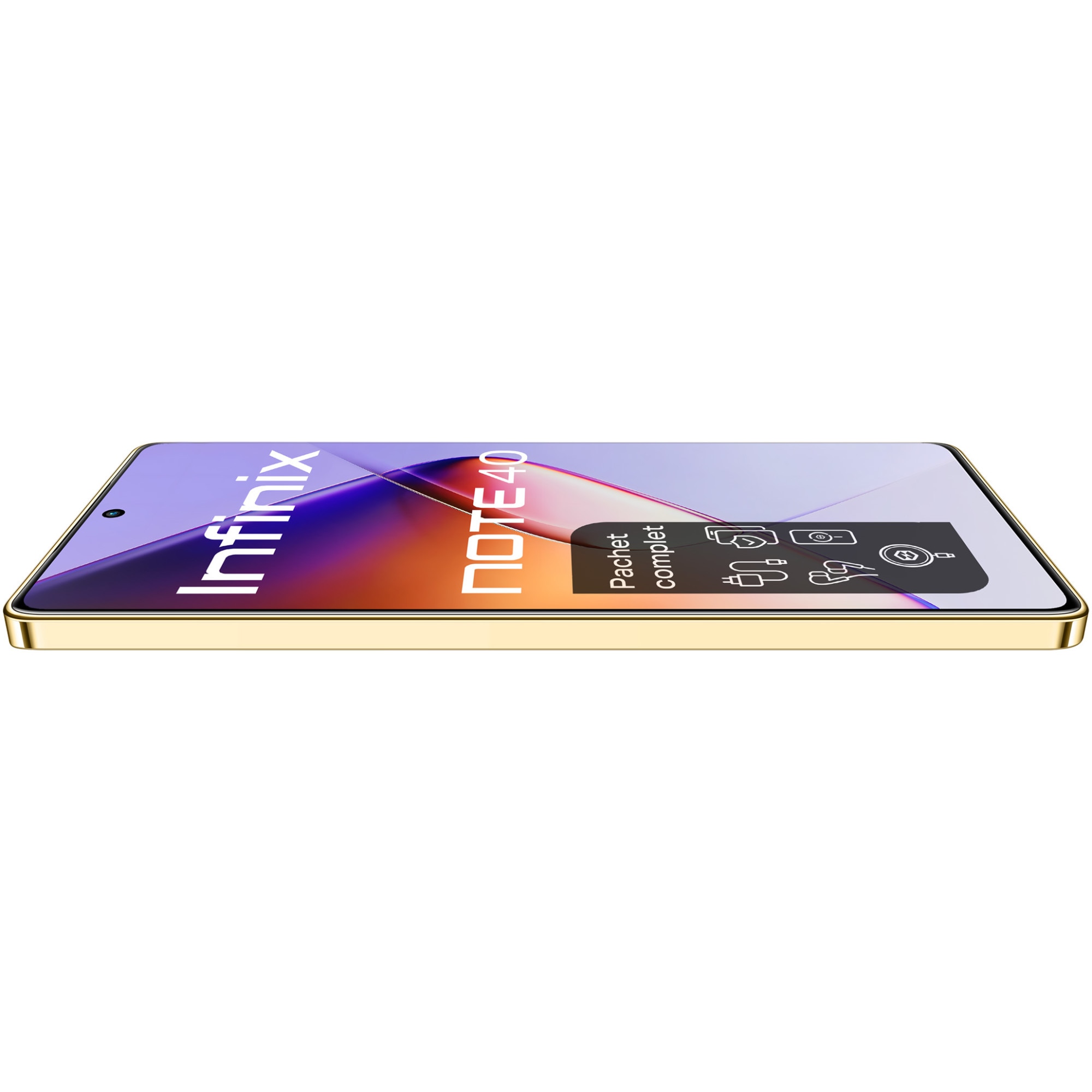 Telefon mobil Infinix NOTE 40,8GB RAM, 256GB, 4G, Titan Gold - eMAG.ro