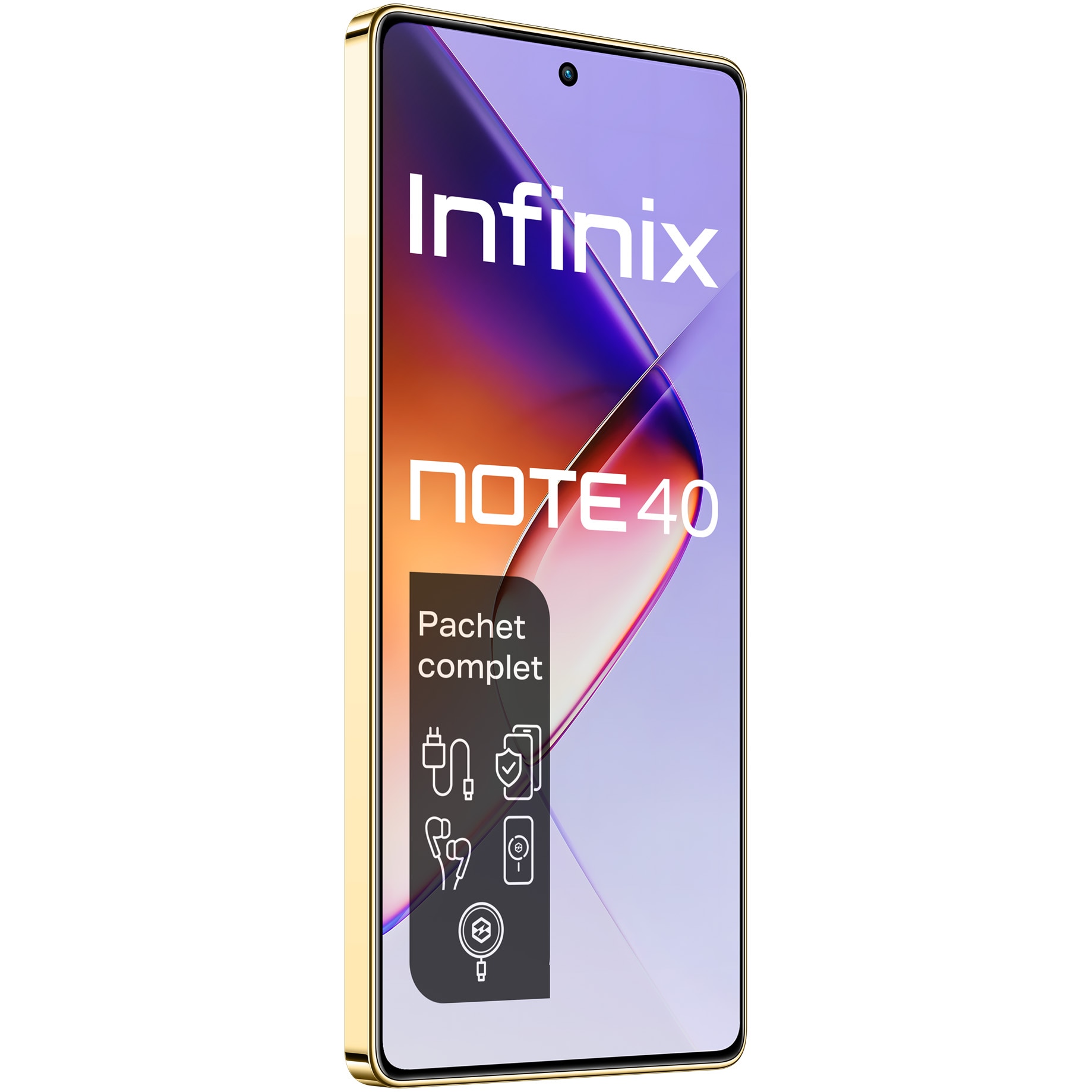 Telefon mobil Infinix NOTE 40,8GB RAM, 256GB, 4G, Titan Gold - eMAG.ro