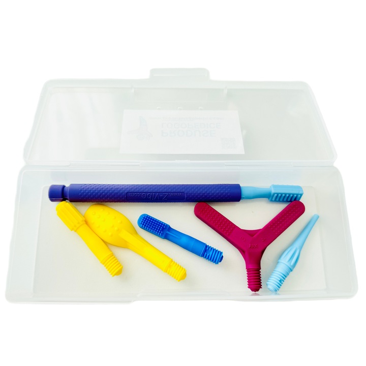 Instrumente logopedice, Starter Kit Z-Vibe pentru mobilizare orofaciala ...