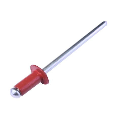 Set 500 buc Pop nit 4x10mm rosu RAL 3000 aluminiu/otel ISO 15977 - eMAG.ro