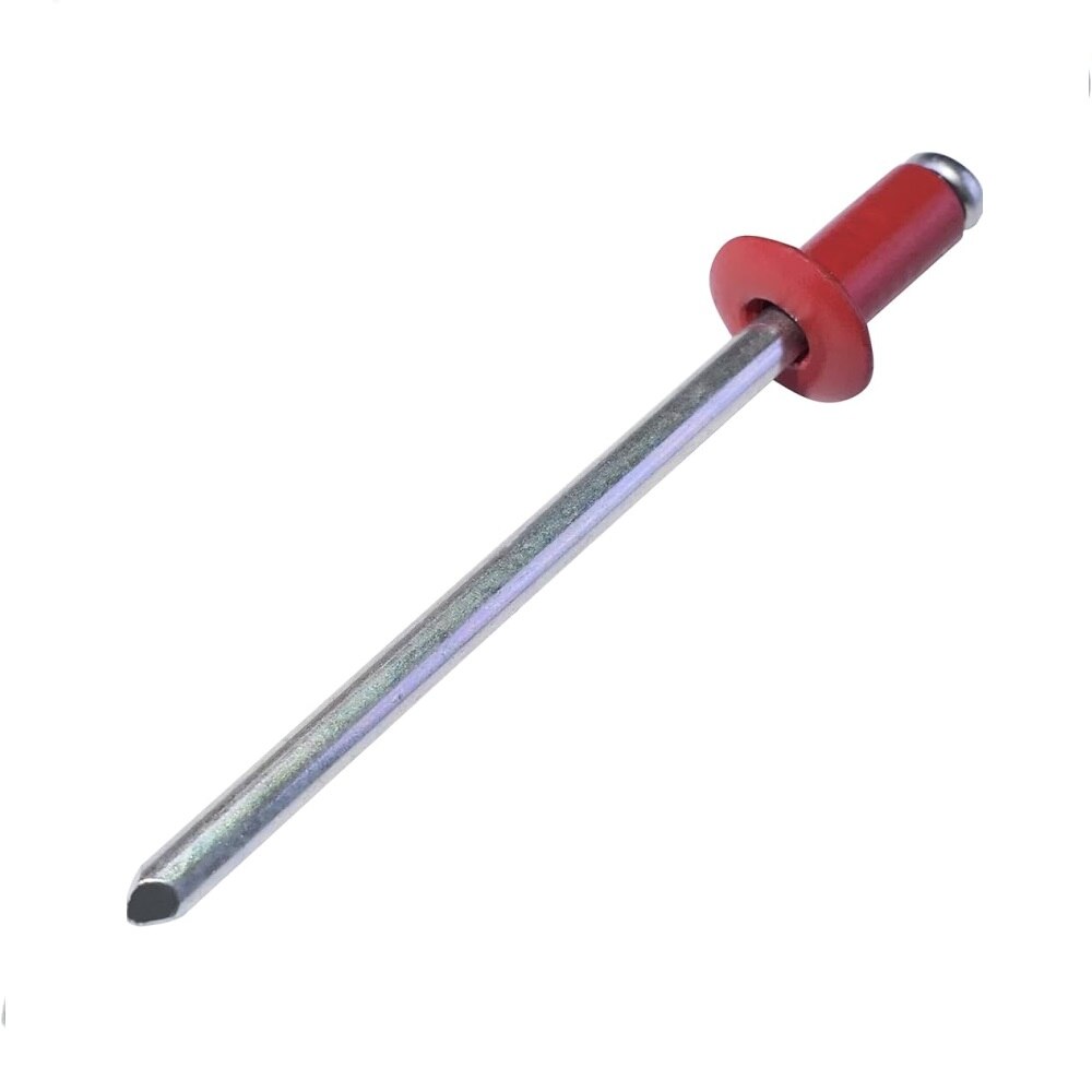 Set 500 buc Pop nit 4x10mm rosu RAL 3000 aluminiu/otel ISO 15977 - eMAG.ro