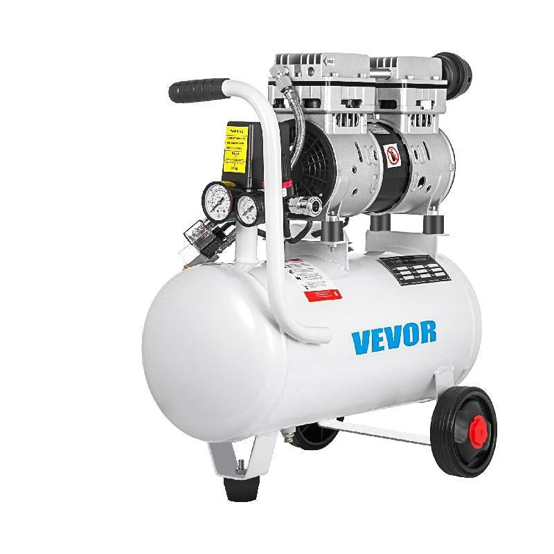 Compresor de Aer, Ultra Silentios, Portabil, 30L, Alb - eMAG.ro