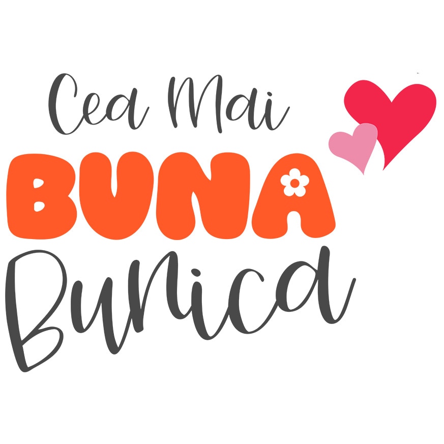 Sticker Cu Text Cea Mai Buna Bunica, Bunicii, Iubitorii De Familie ...