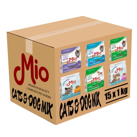 Mancare uscata Premium, Mio Cats and Dogs MIX, pisici adulte ...