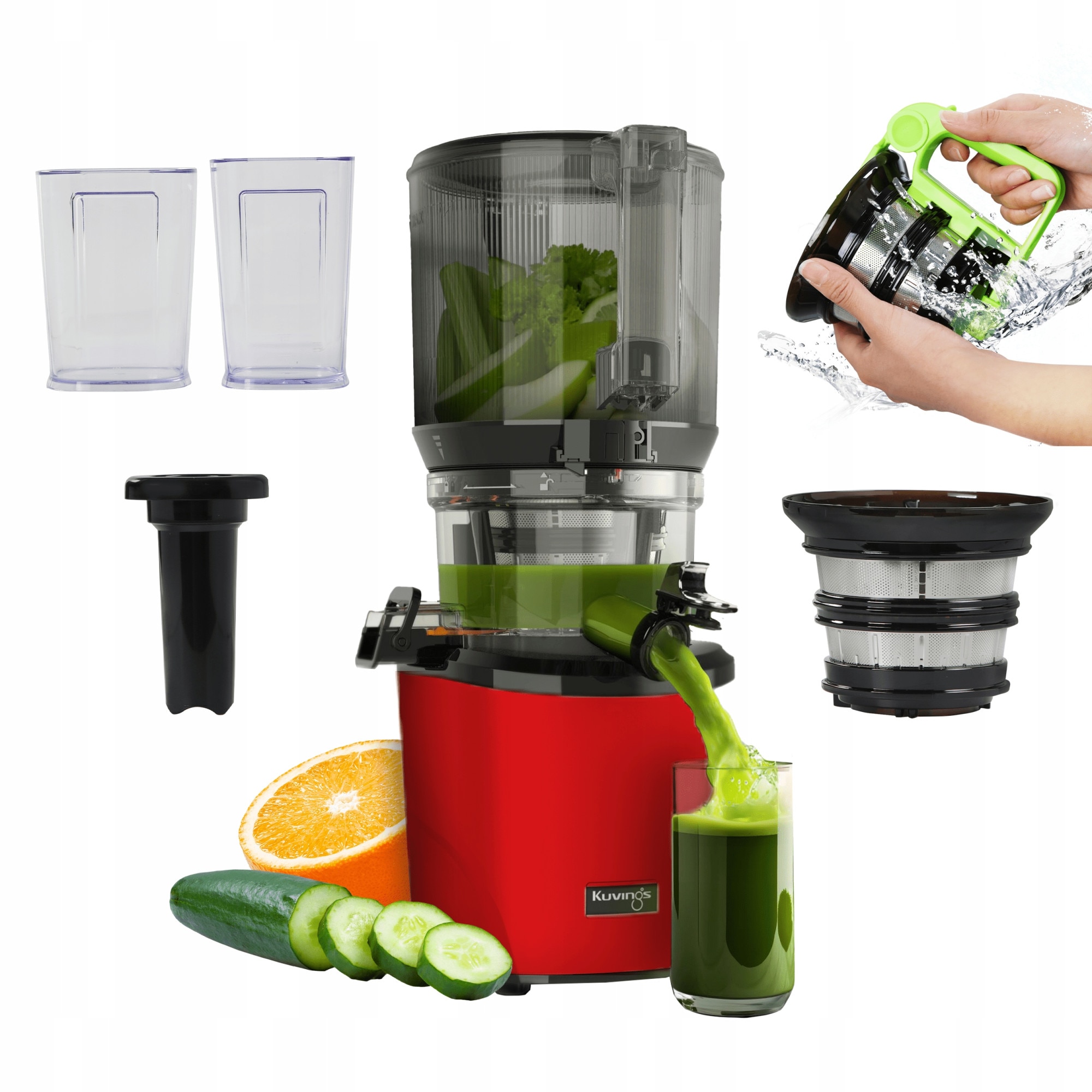 Storcator De Fructe Si Legume, Kuvings, Auto 10, 200 W, recipient 3l ...