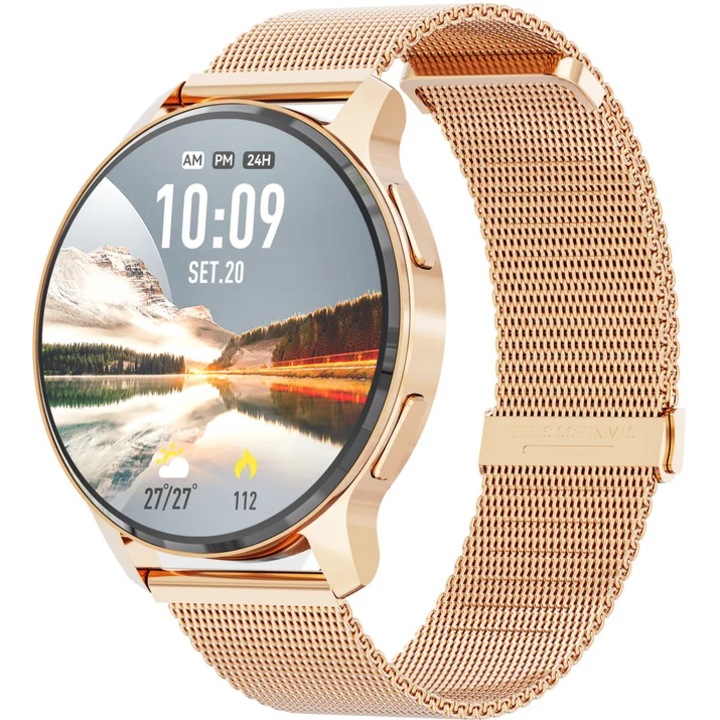 Ceas Smartwatch WiX™SPORT 1.32” AMOLED, Primire/Efectuare Apel, AI ...