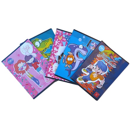 Set de 5 Caiete Tip 2, Linomag®, Pentru invatamantul primar, Modele ...