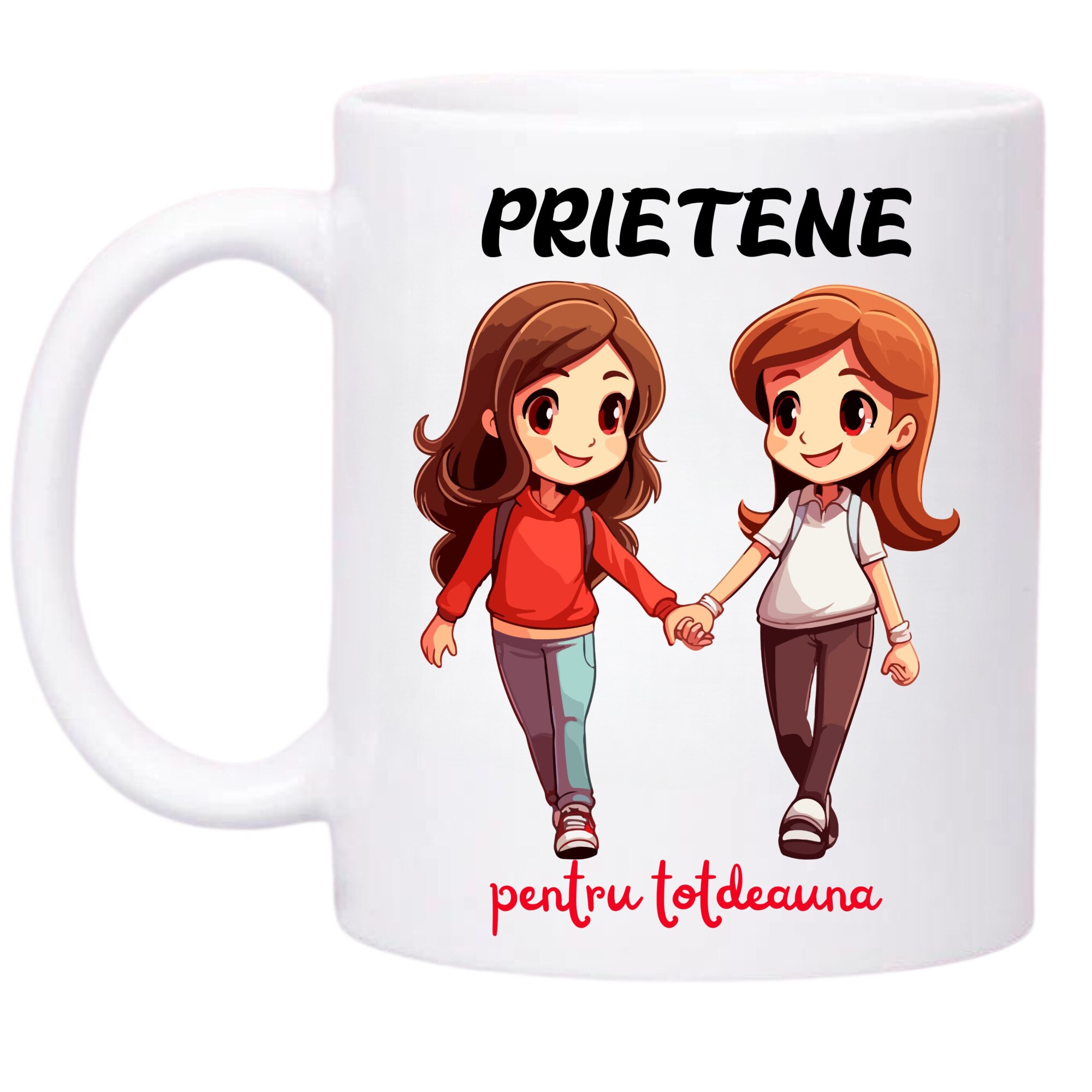 Cana cadou, pentru cea mai buna prietena, cu mesaj, ceramica, 330 ml ...
