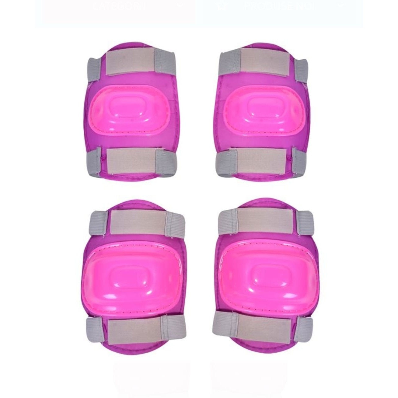 Set de Protectie Coate si Genunchi, Copii, Roz - eMAG.ro