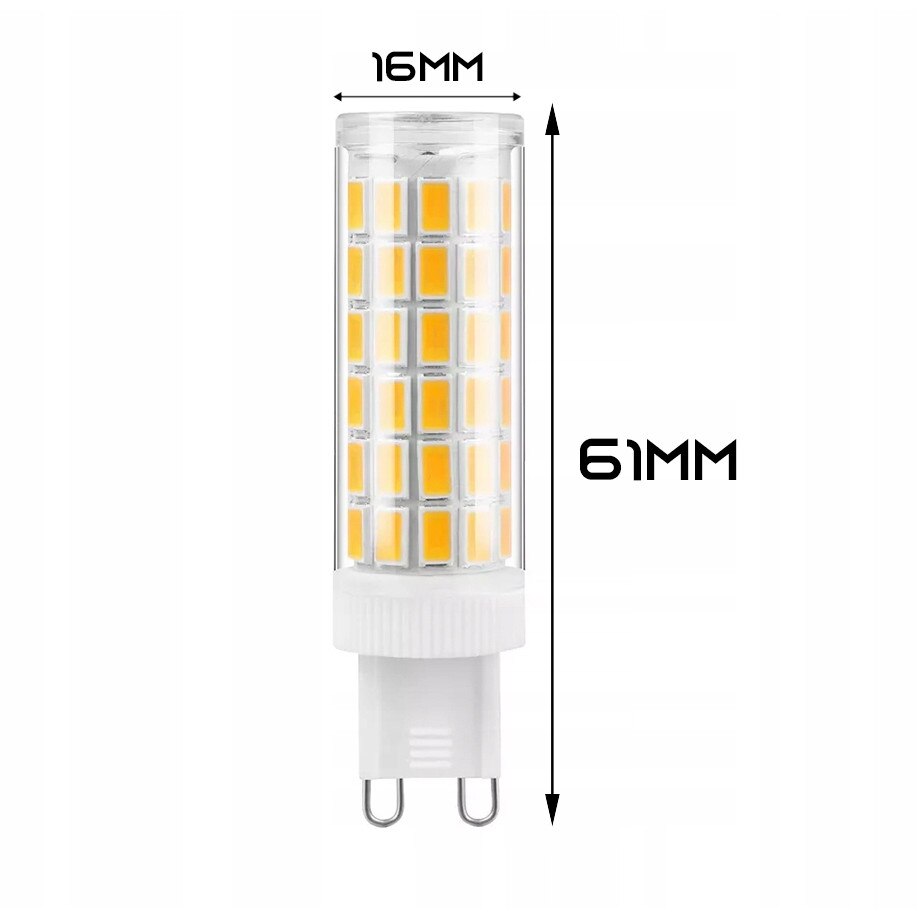 Bec LED, G9, putere 10W, luminozitate 1080lm, culoarea luminii alb ...